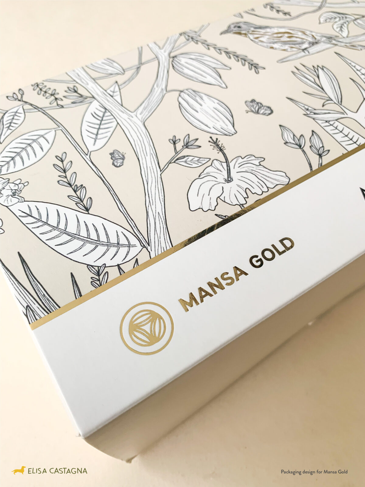 Project Spotlight: Mansa Gold Chocolate Packaging – Elisa Castagna Designs